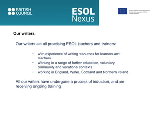 All about esol nexus | PPT