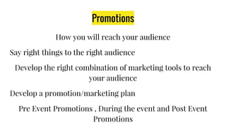 All about events - Event Management Guideline | PDF