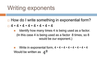 All about exponents | PPTX