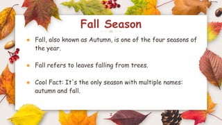 Useful information about the season fall | PPT