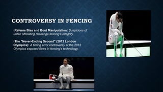 All about Fencing sports - History and Scope.pptx