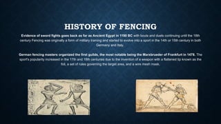 All about Fencing sports - History and Scope.pptx