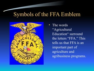 All About FFA and the opportunities it has | PPTX