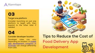 Everything You Need To Know About Food Delivery App Development Cost | PPTX