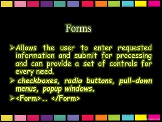 All about forms [autosaved] | PPT