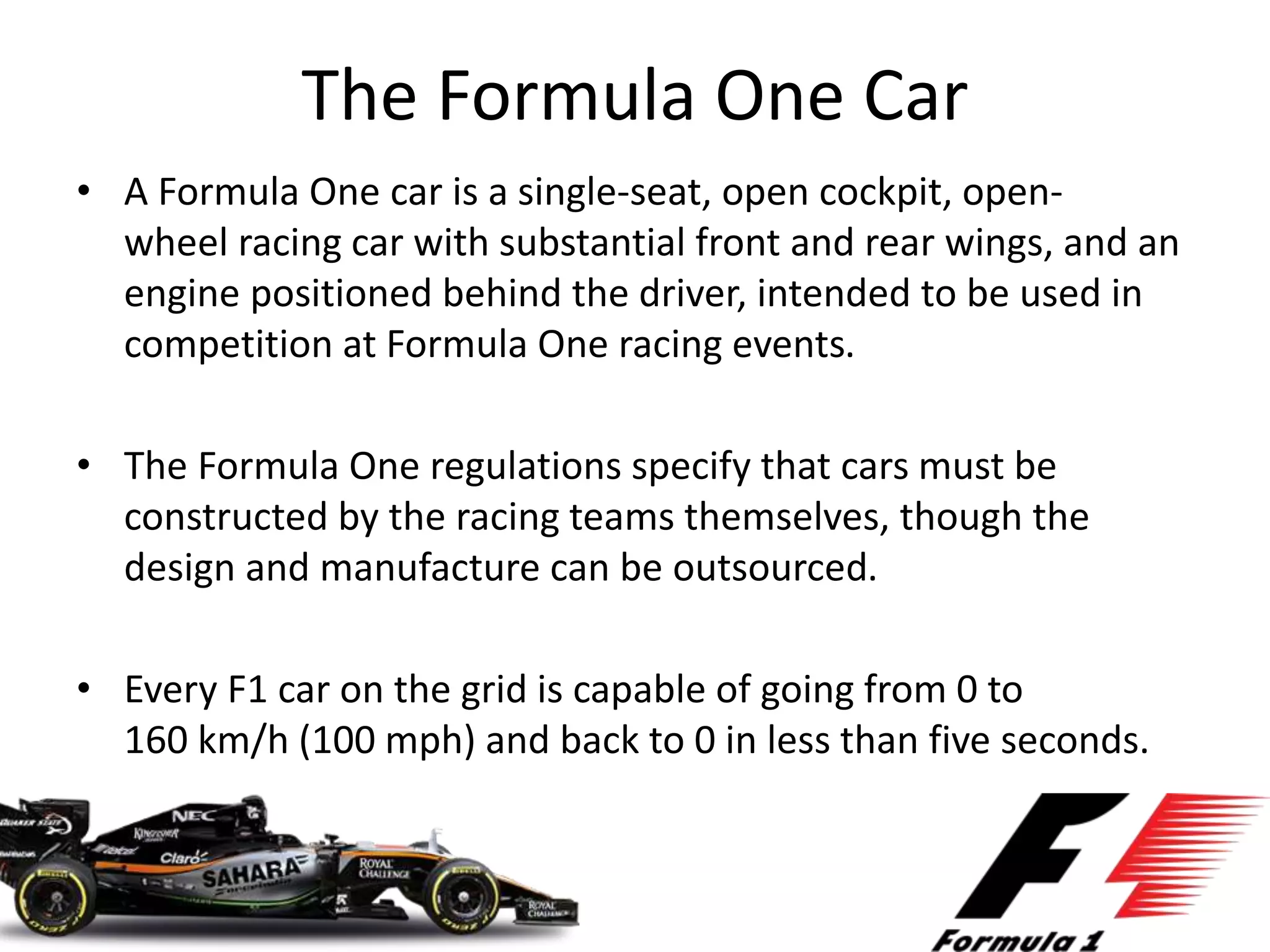 All about formula one | PPTX