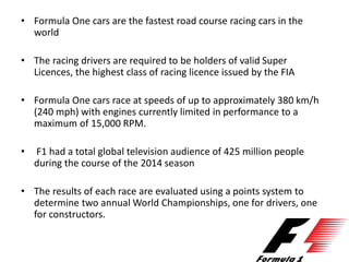 All about formula one | PPTX
