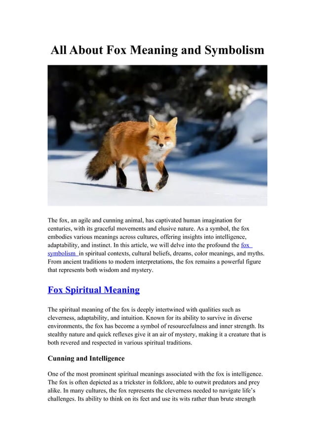 All About Fox Meaning and Symbolism.docx