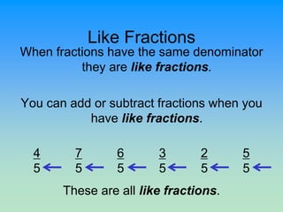 All about fractions | PPT