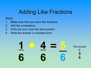 All about fractions | PPT