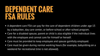 All about FSAs (2018) | PPT