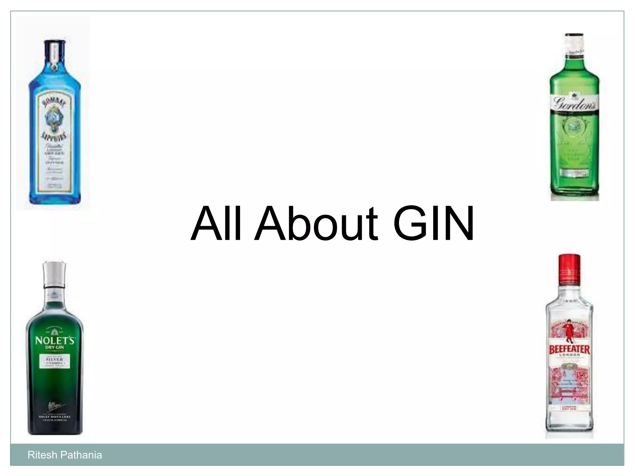 ALL ABOUT GIN | PPTX