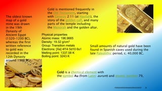 All about gold | PPT