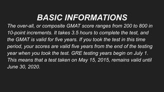All about gre and gmat | PDF