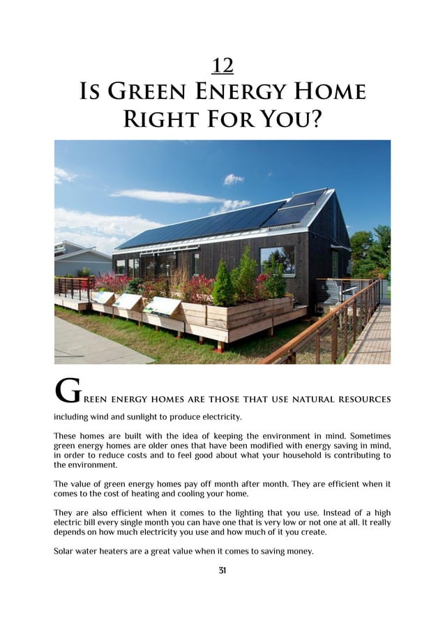 All About Green Energy | PDF