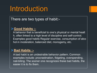 All about habits | PPTX