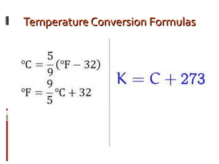 All about heat and temperature | PPT | Chemistry | Science