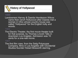 All about hollywood | PPTX