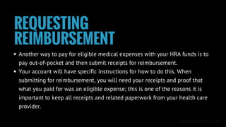All About Health Reimbursement Accounts (HRAs) | PDF