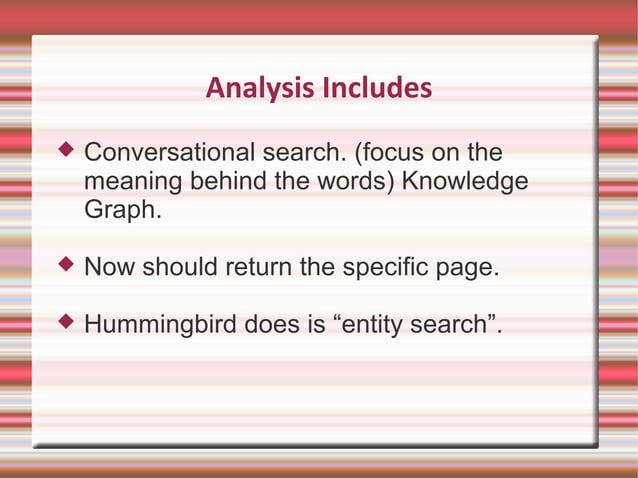 All about hummingbird_update - niswey | PPT