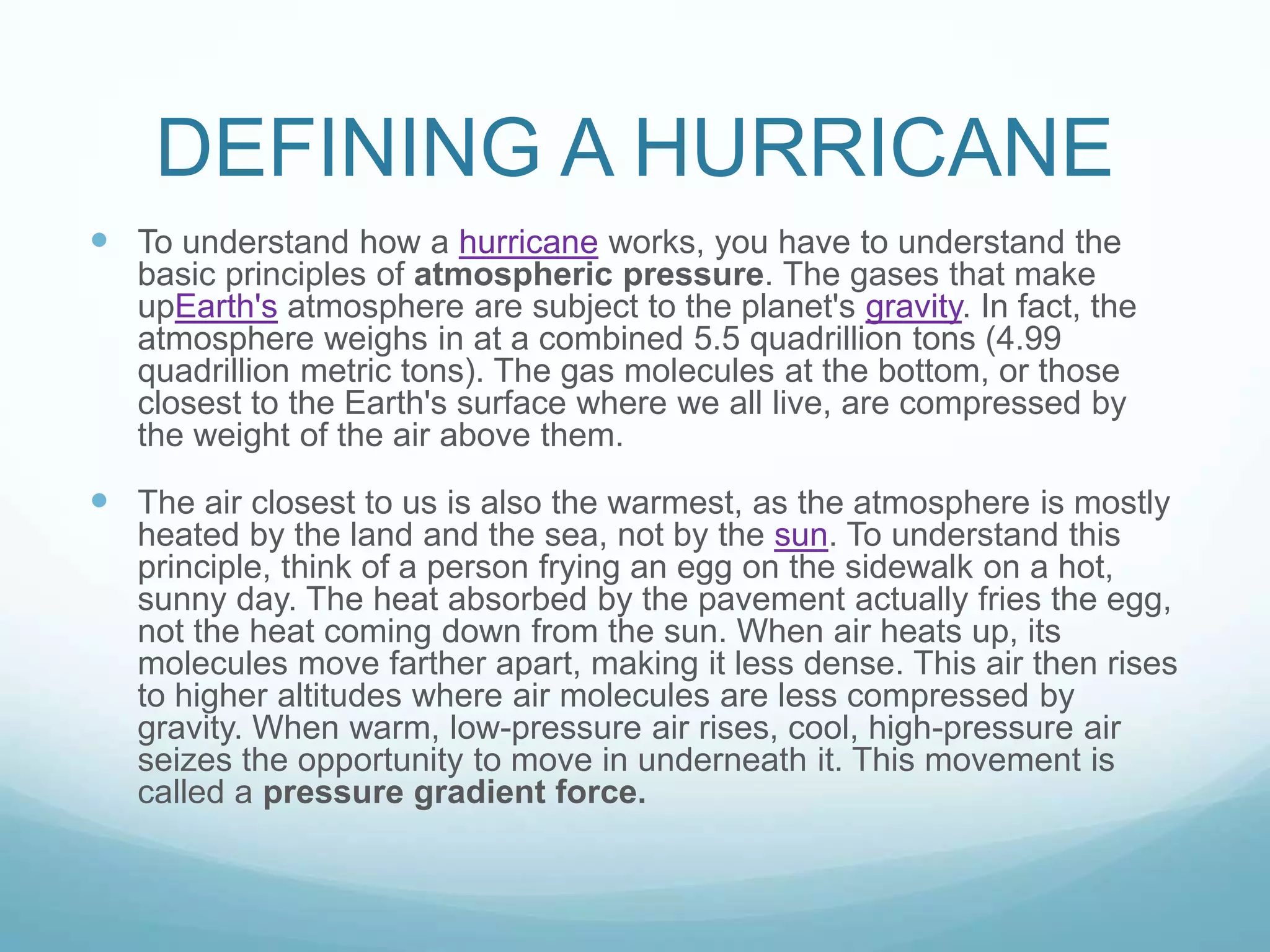 All about hurricanes | PPT | Free Download