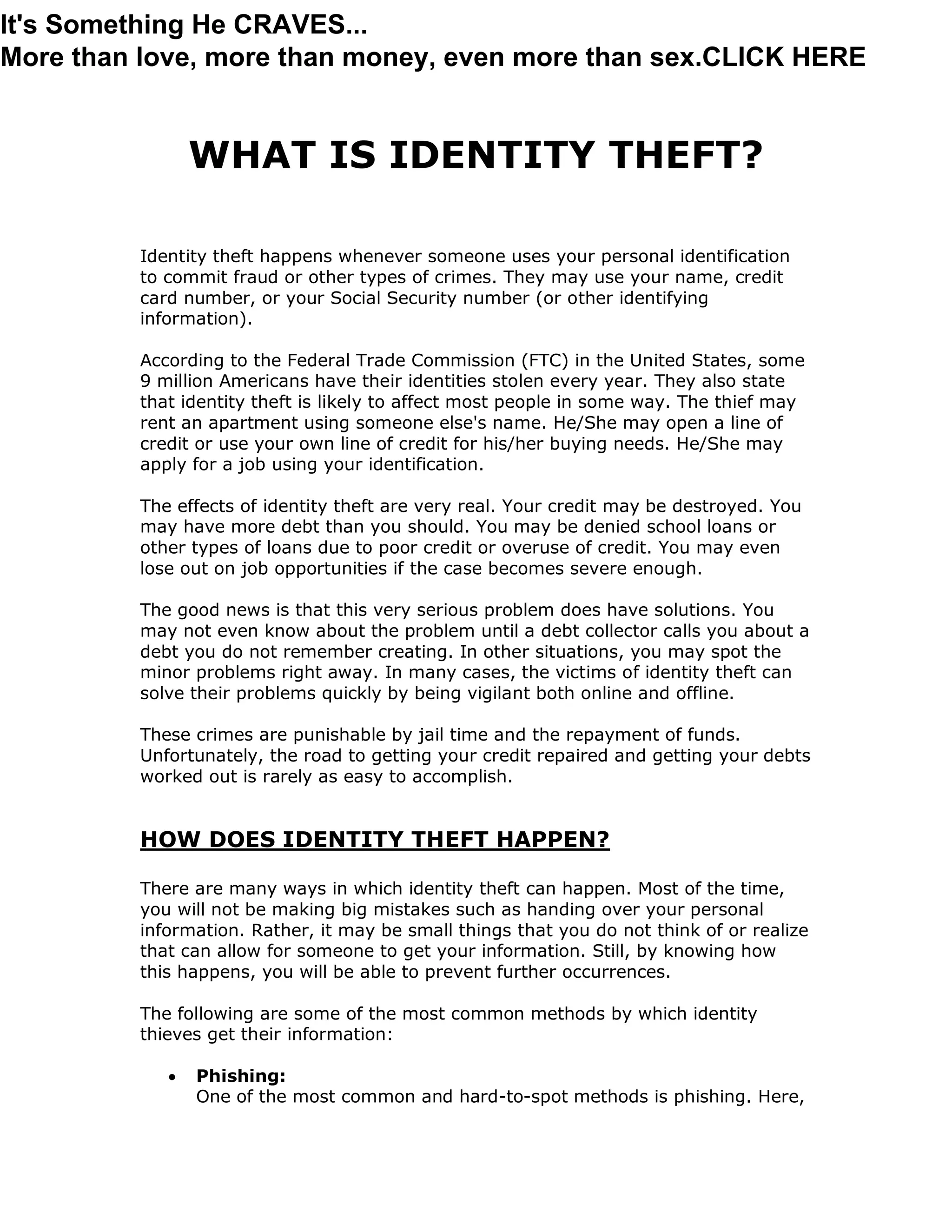 All about identity_theft | PDF