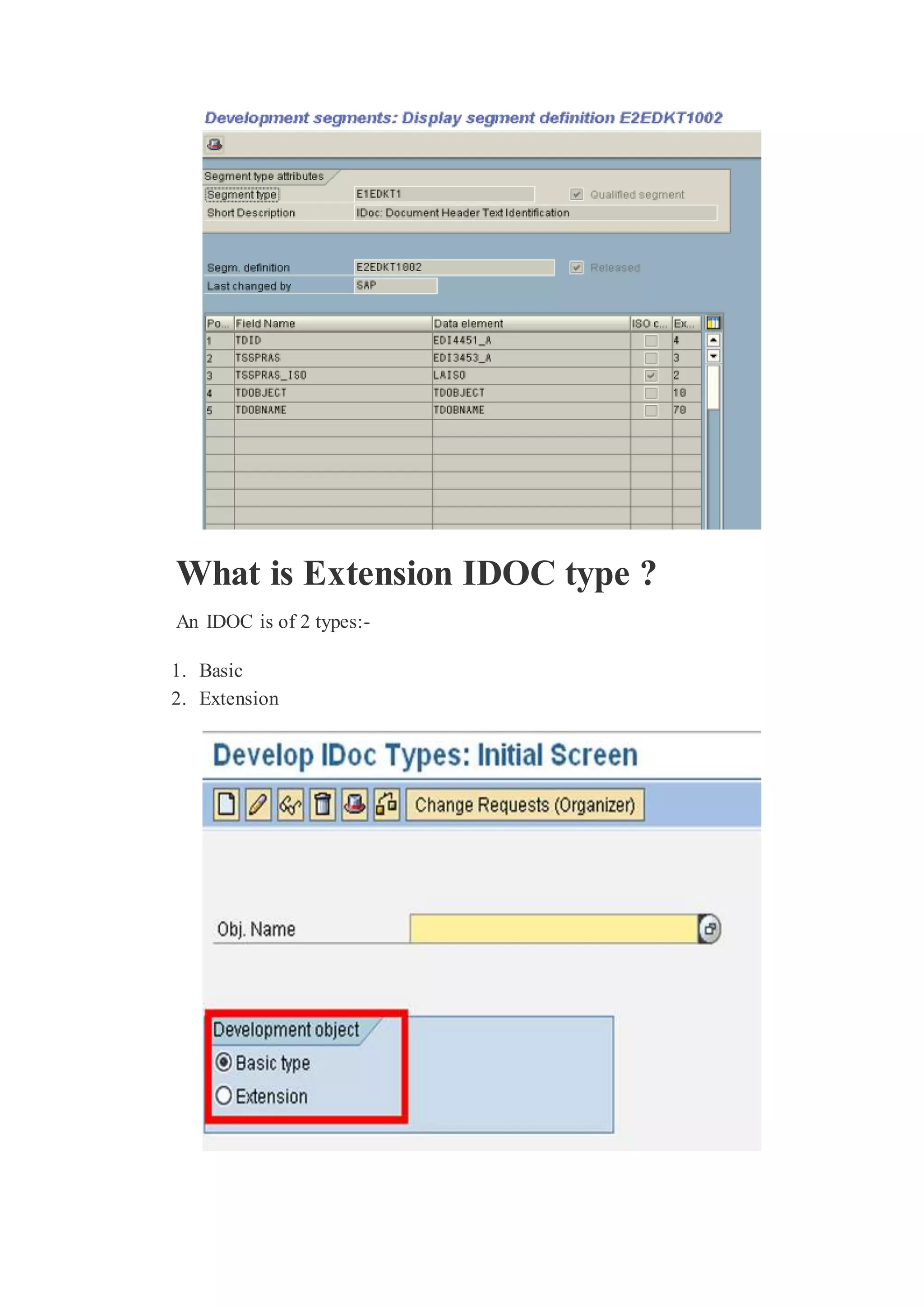 All about idoc definition architecture, implementation | PDF