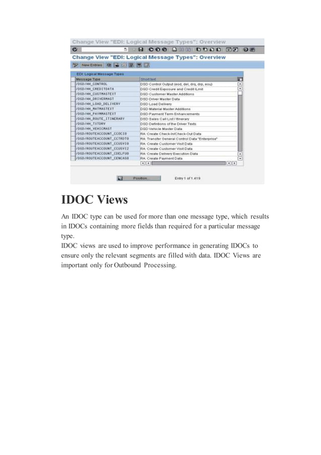 All about idoc definition architecture, implementation | DOCX
