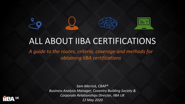 All about IIBA certifications | PPT