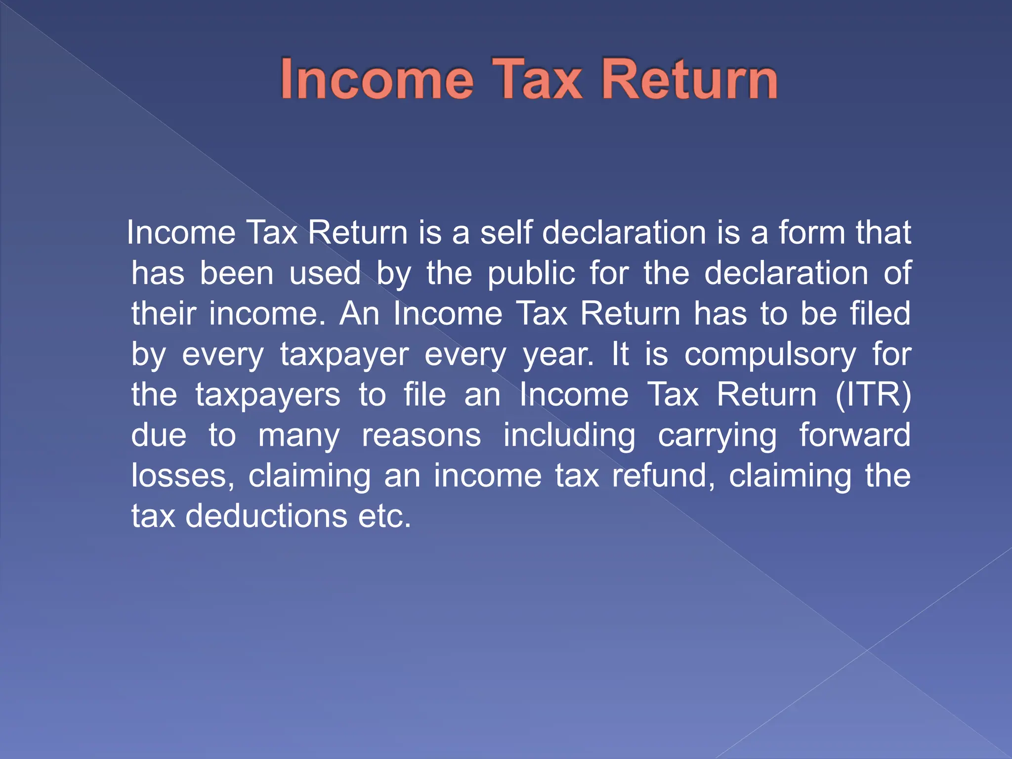 Income Tax Return Filing Online for FY 2023-24.pptx