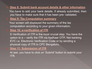 Income Tax Return Filing Online for FY 2023-24.pptx