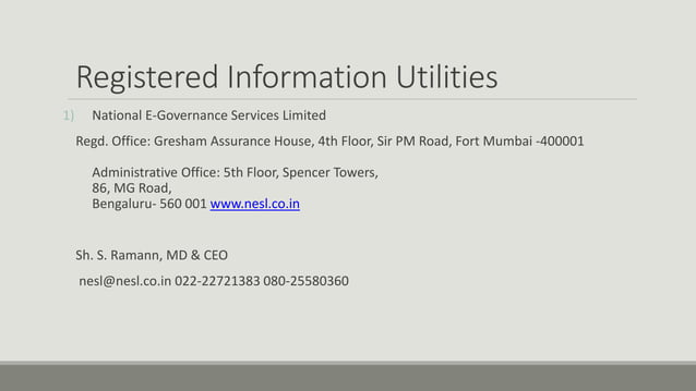 All about information utilities | PPT