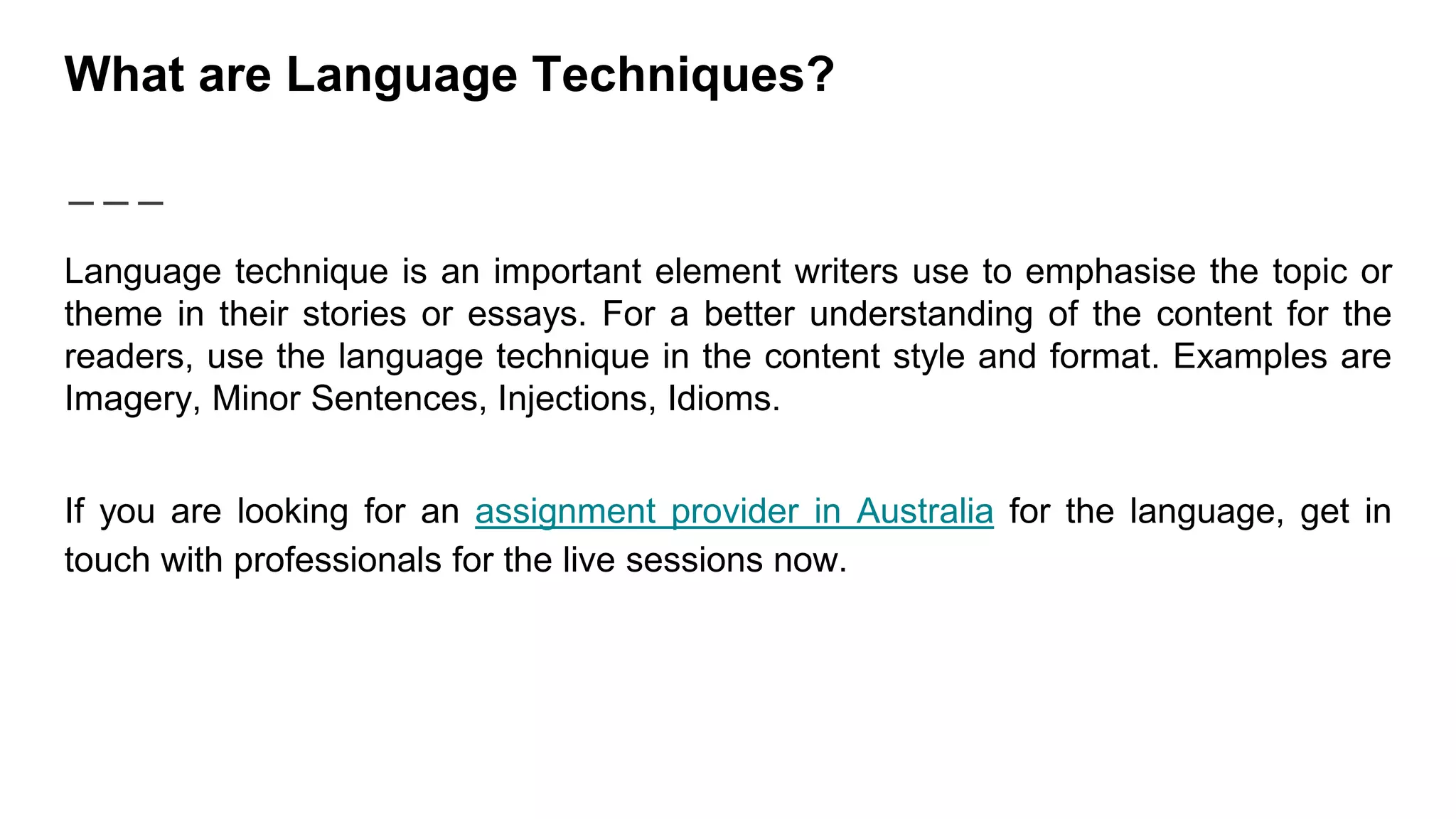 All about language features | PPTX