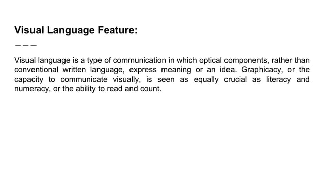 All about language features | PPTX