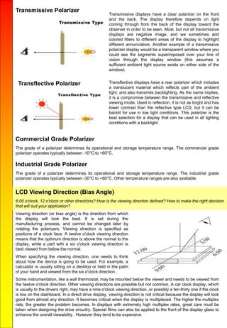 All about LCD : Technology & Application | PDF