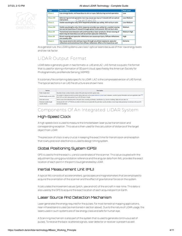 All about LiDAR Technology - Complete Guide.pdf | Geography | Science