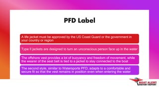 All about life jackets and PFDs | PPTX