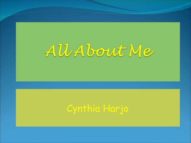 All About Me | PPT