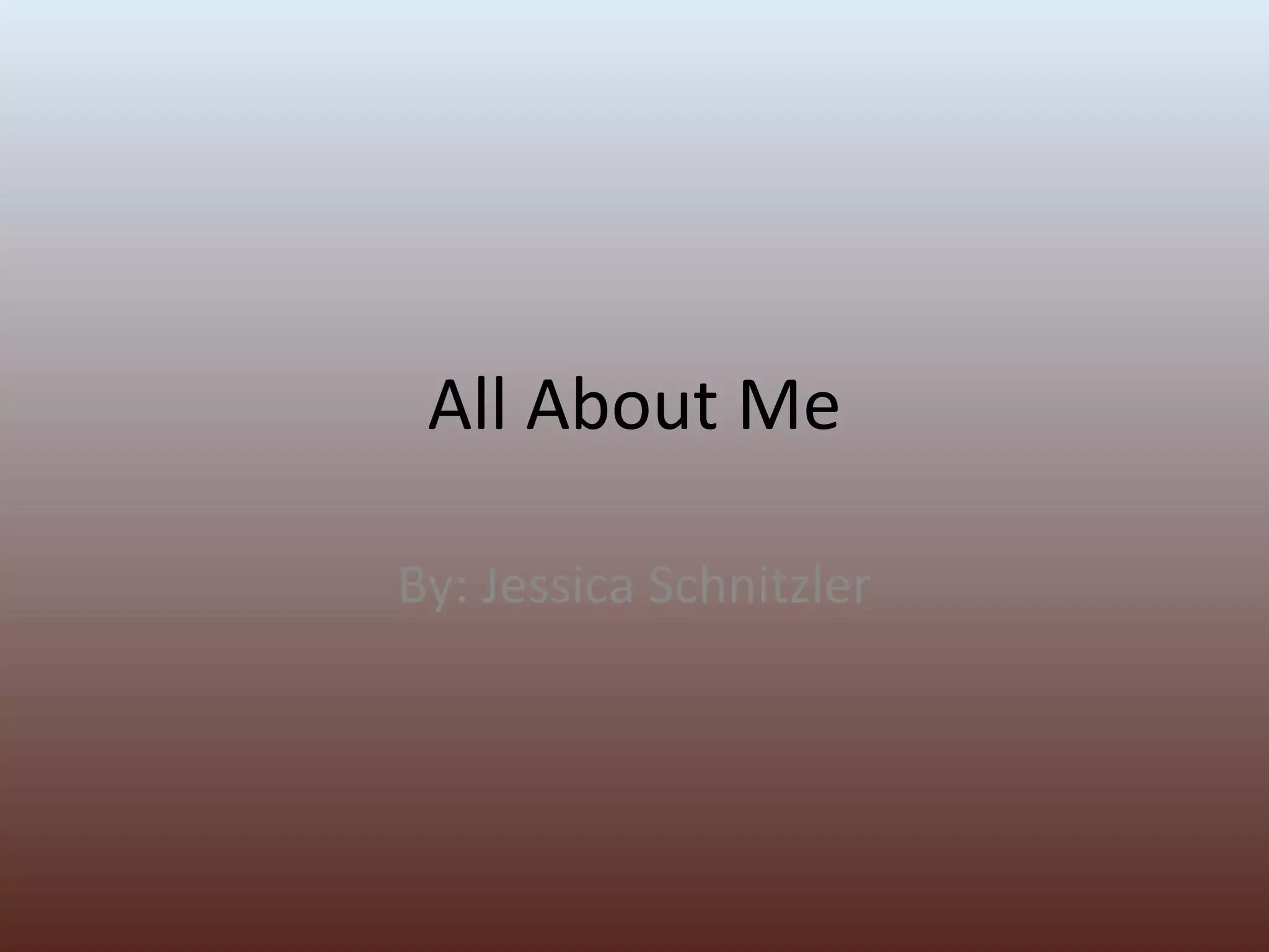 All About Me | PPT