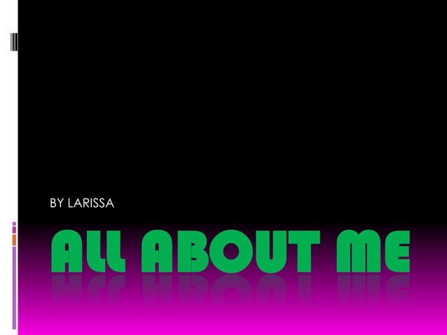All about me | PPT