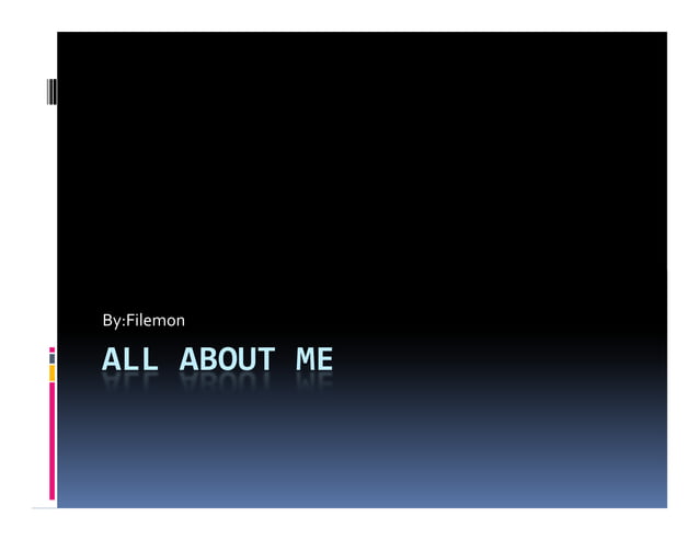 All about me | PPT