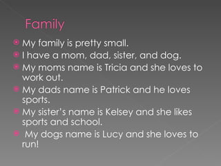 All about me!! | PPT