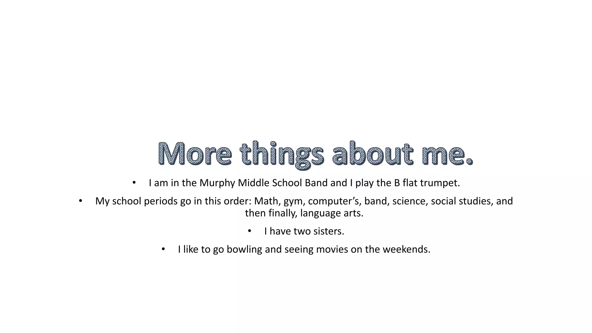 All about me powerpoint | PPT