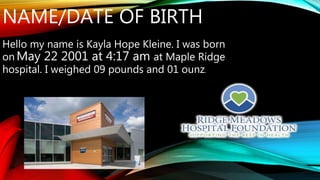 All about me project | PPTX