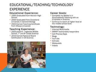 All about me slideshow | PPT