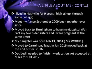 All about me tabatha stowers | PPTX