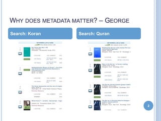 It's All About the Metadata | PPTX
