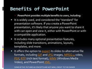 All about Microsoft power point | PPT