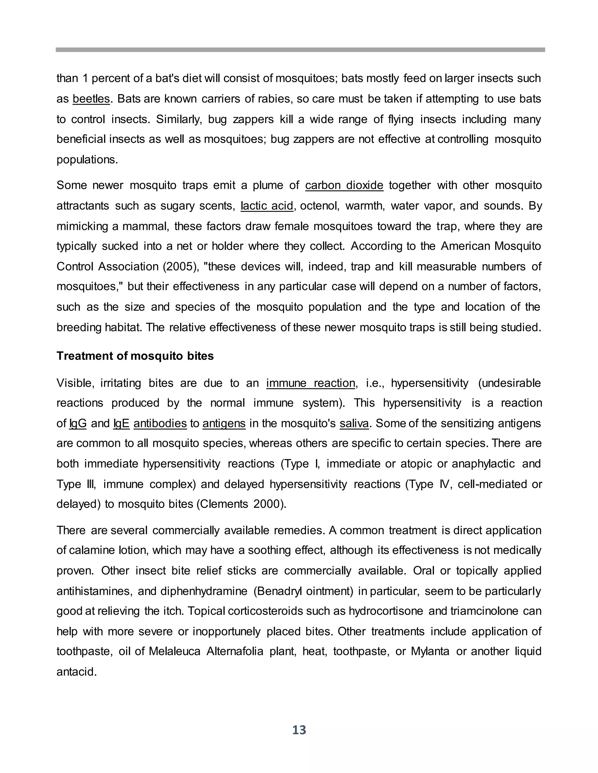 All about mosquito | DOCX
