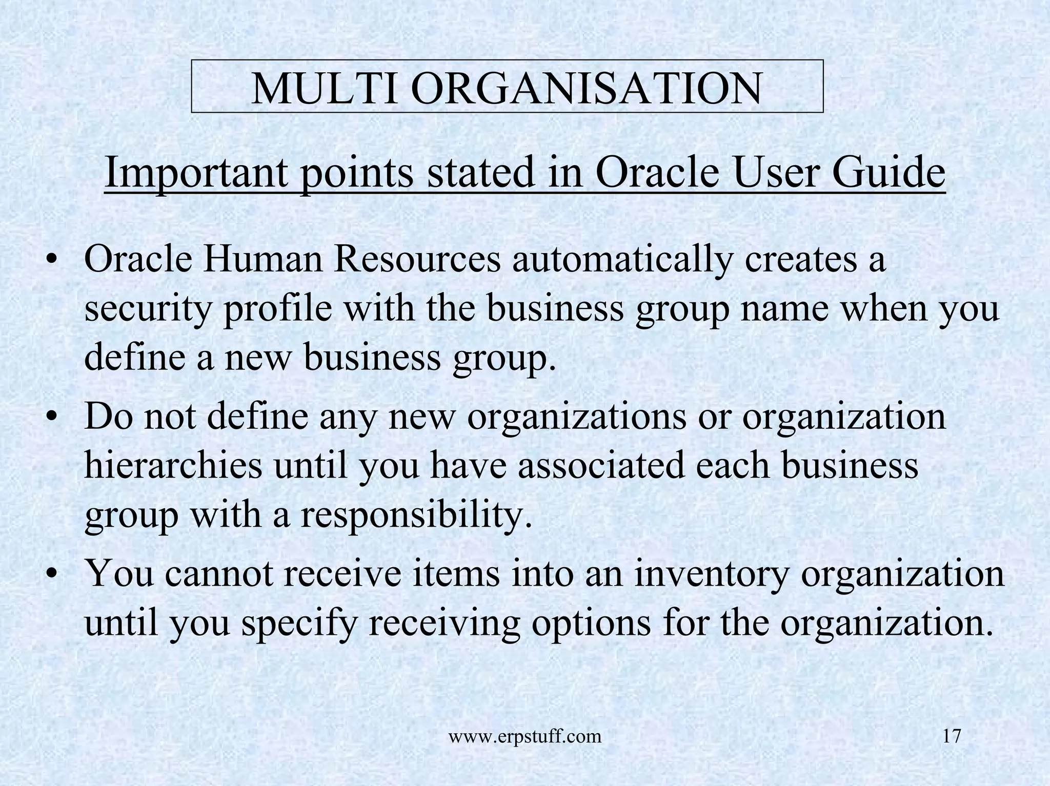 All About Multi Organization Access | PPT
